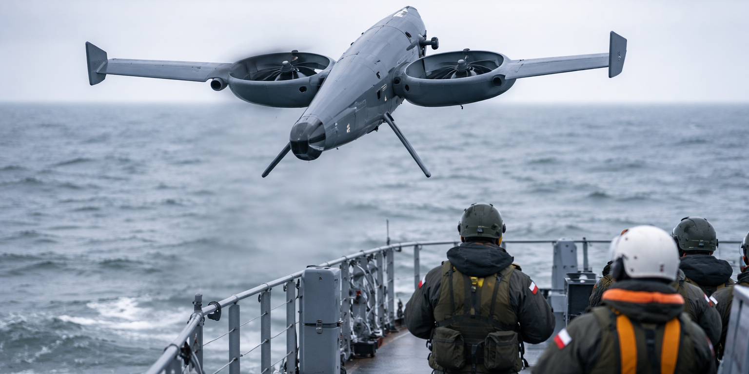 Poland Acquires Shield AI V-Bat Drones for Naval Operations | RoboticsIntl